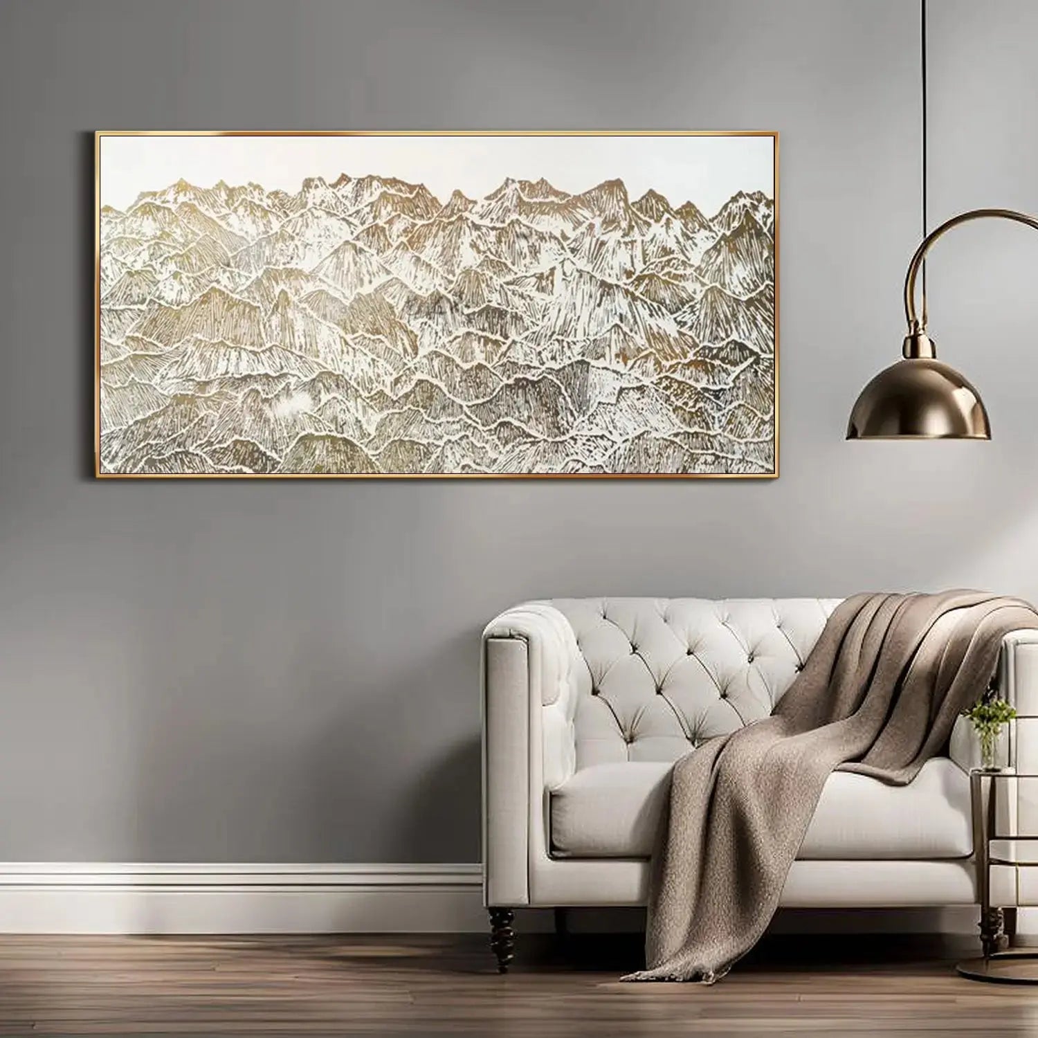 3D plaster wall art PA#003 | Texture painting – iHomeArt